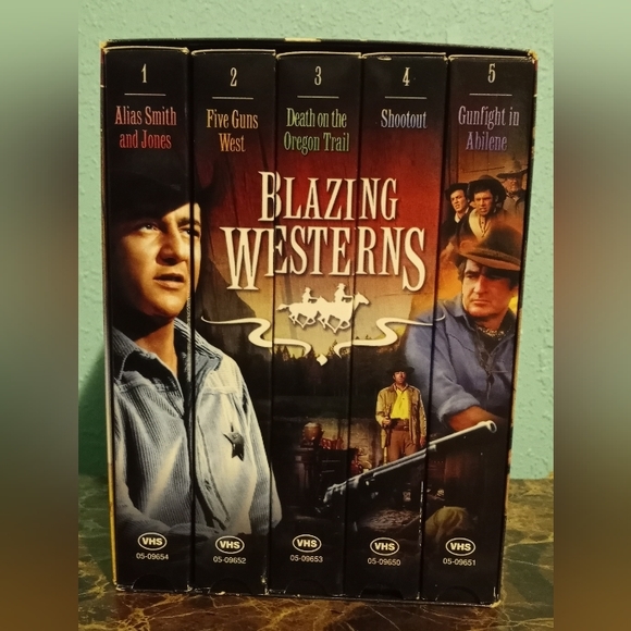 Cameras, Photo & Video | Blazing Westerns Collection 5 Series Pack Vhs ...